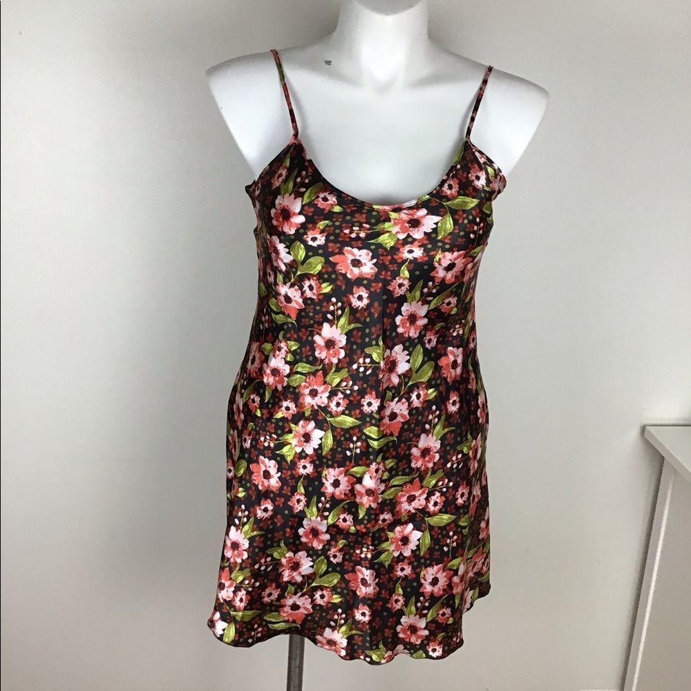 Emily Stacy 2 Pc Floral Lingerie Set Size Xl. 100% Po… - Gem